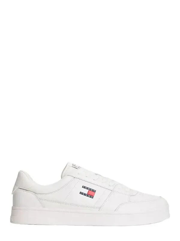 Tommy Hilfiger Greenwich Perforated-toe Lace-up Sneakers - White
