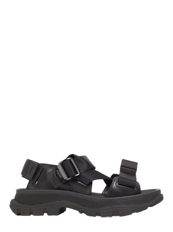 Alexander McQueen Grosgrain Sandals - Black