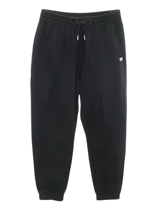Celine 2000s Triomphe Logo-detail Track Pants - Black