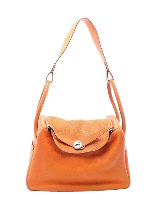 Hermès Lindy 34 Shoulder Bag - Orange