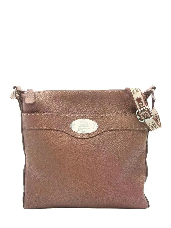 Fendi Selleria Crossbody Bag - Brown