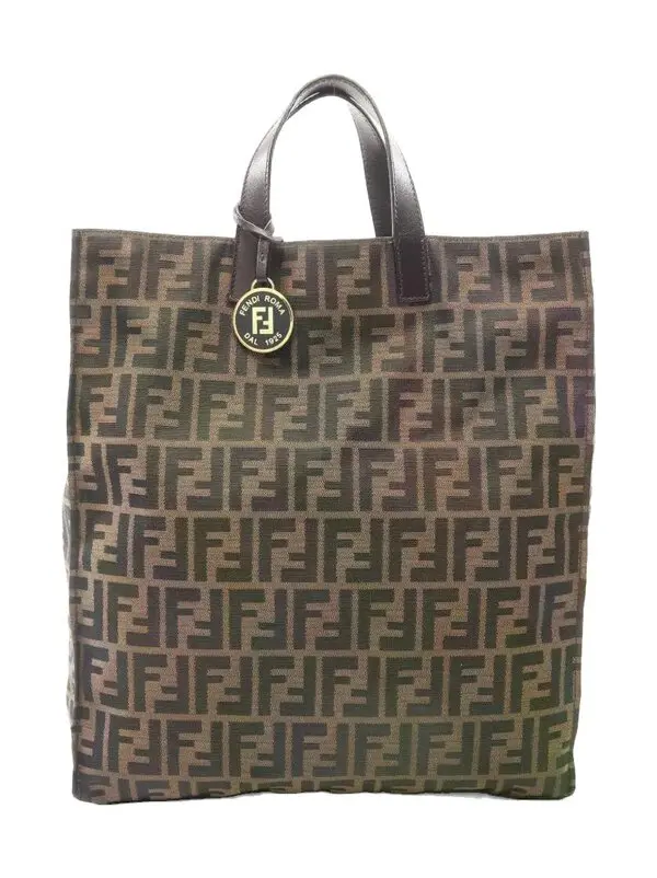 Fendi Zucca Canvas Tote Bag - Brown