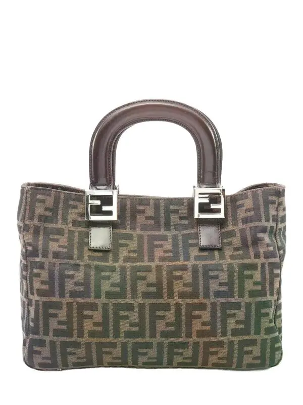 Fendi Zucca Handbag - Brown