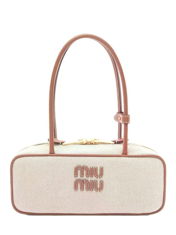Miu Miu Beau Small Shoulder Bag - Neutrals