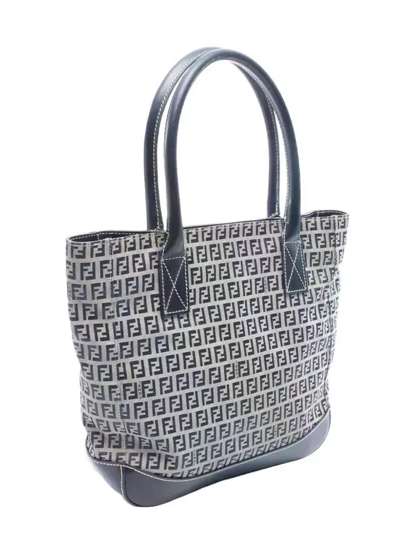 Fendi Zucchino Tote Bag - Blue