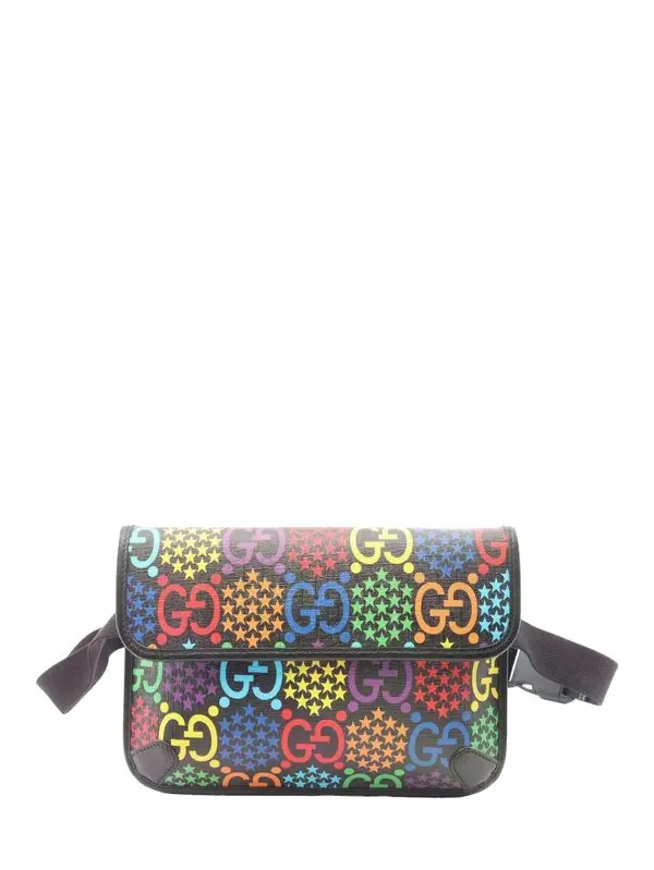 Gucci Gg Psychedelic Belt Bag - Black