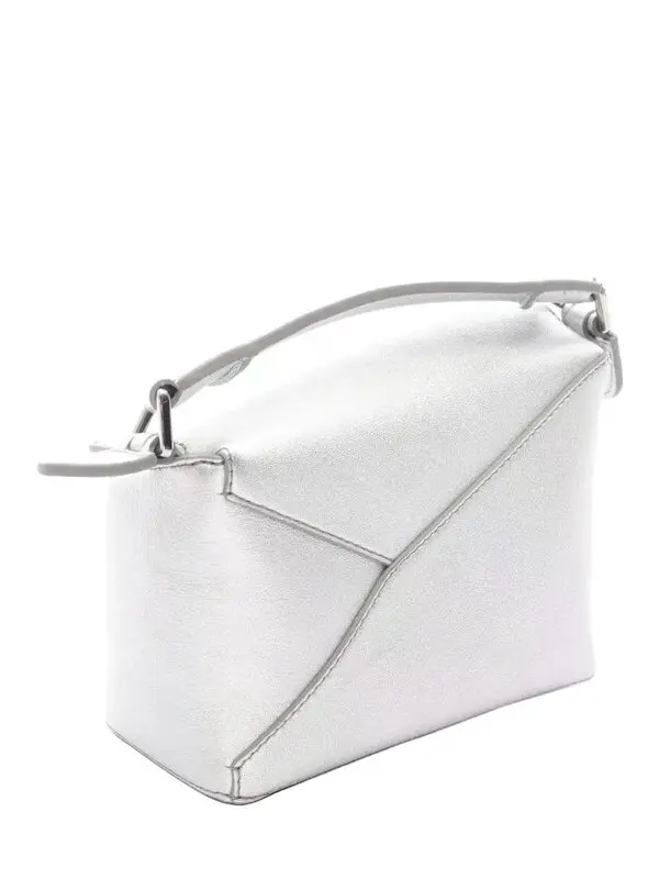 Loewe Mini Puzzle Handbag - Silver