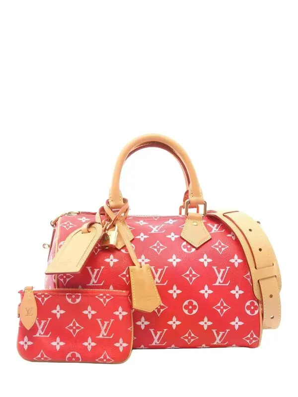 LOUIS VUITTON Speedy P9 Bandoulière Handbag - Red