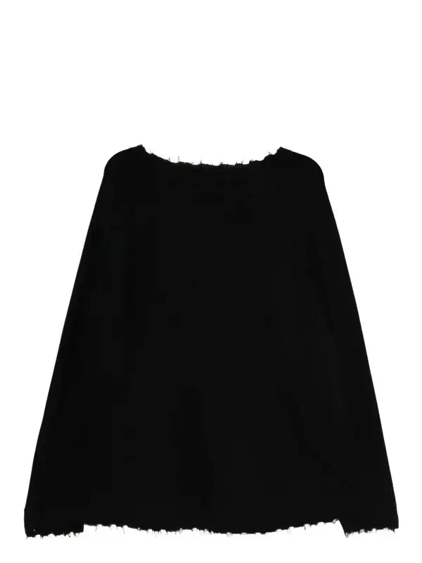 RUNDHOLZ Frayed-edge Sweater - Black