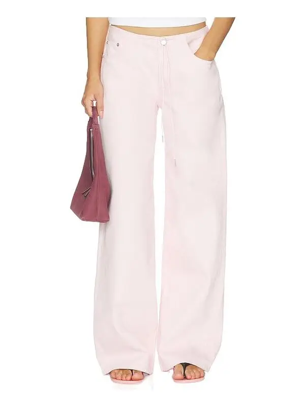 Still Here Cool Wide Leg Jeans - Pink