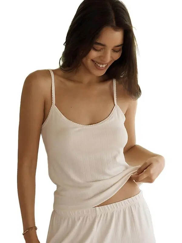 Z Supply Pointelle Cami - Cream