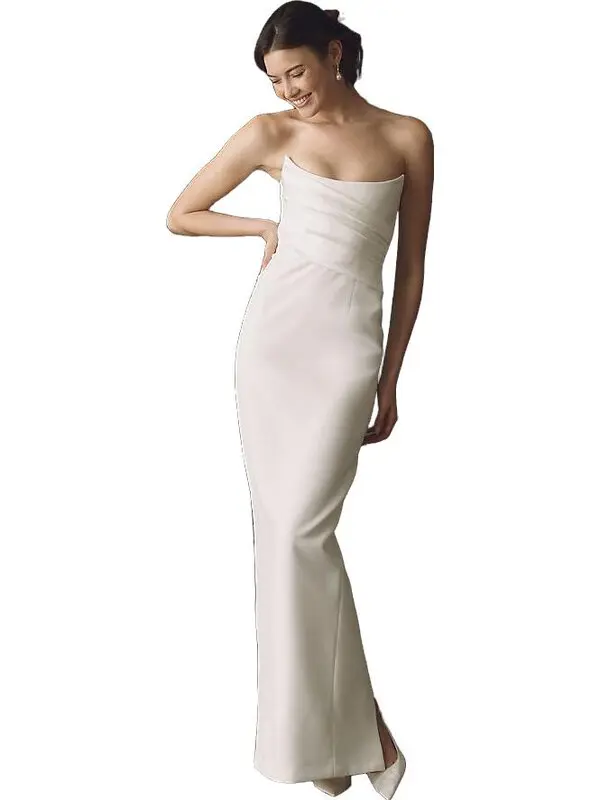 SAU LEE Louisa Gown - White