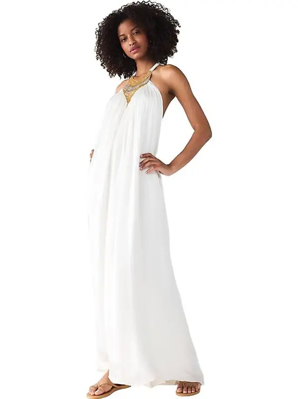 CECILIA DE BUCOURT Chains Maxi Dress - Solid Ivory