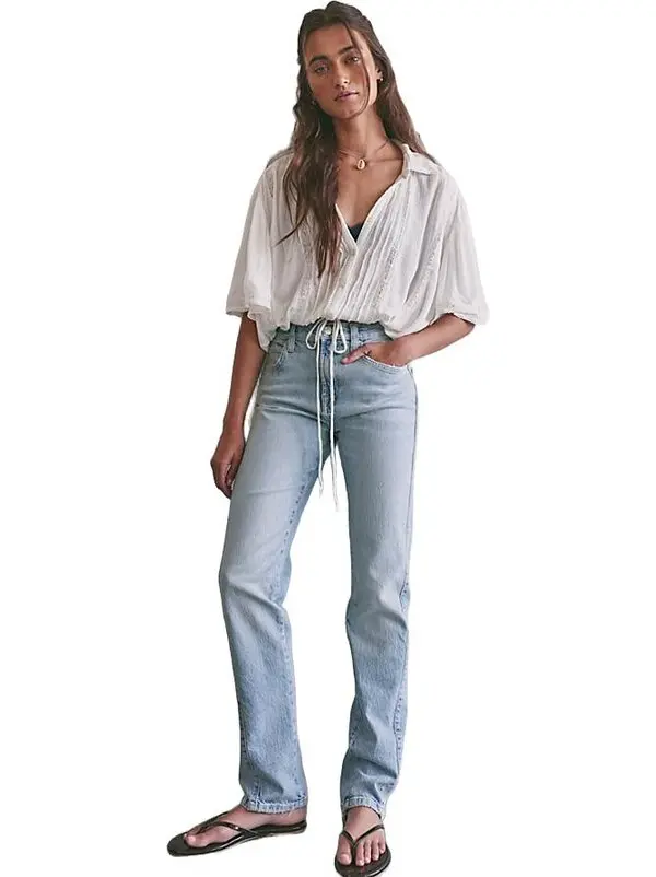 Free People We The Free Edie High-rise Tapered Jeans - Smash Hit