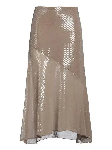 SEMICOUTURE Midi Skirt - Beige