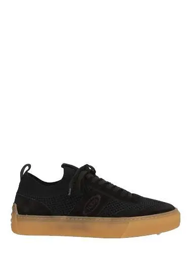 TOD'S Leather And Textile Fibers Sneakers - Black
