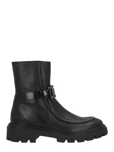 TOD'S Leather Ankle Boots - Black