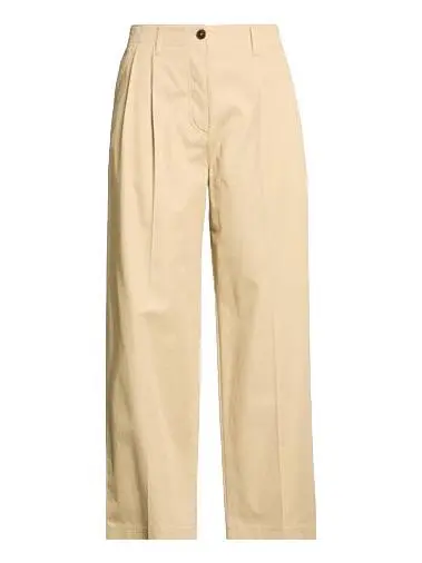 TOTEME Straight-leg Cotton Twill Trousers - Beige