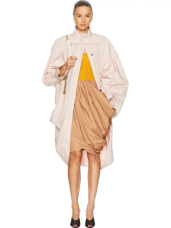 Chloé Cotton Poplin Trench Coat - Softy Pink