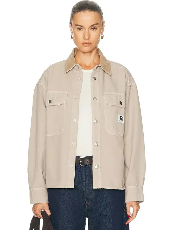 Carhartt Work In Progress Prescott Shirt Jacket - String & Leather