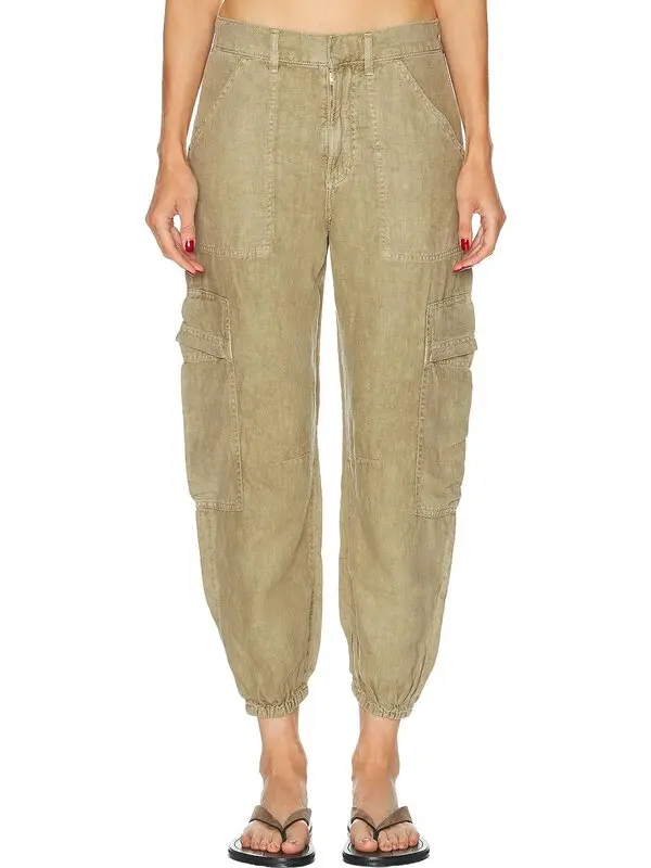 Citizens Of Humanity Ciela Balloon Utility Linen Pants - Reservoir