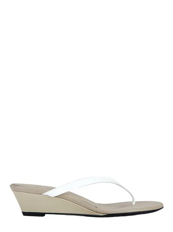Christopher Esber Scala Wedge Sandal - Slate & White