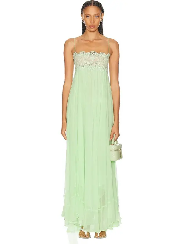 Retrofete Gypsy Dress - Pistachio