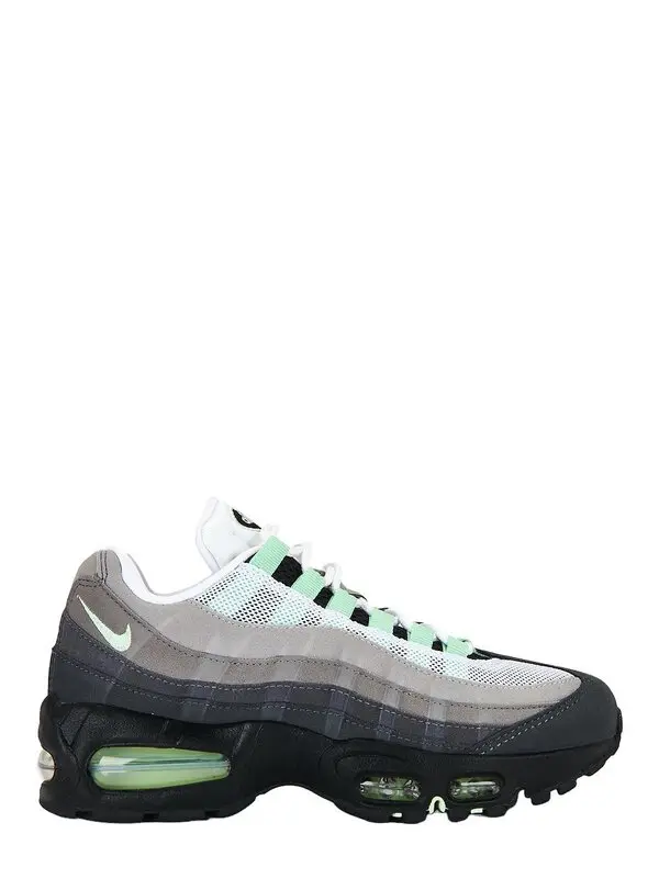 Nike Max 95 Og Sneaker - Black  Fresh Mint  White  & Medium Grey