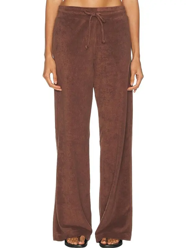 Year Of Ours Terry Vacation Pant - Chocolate Brown