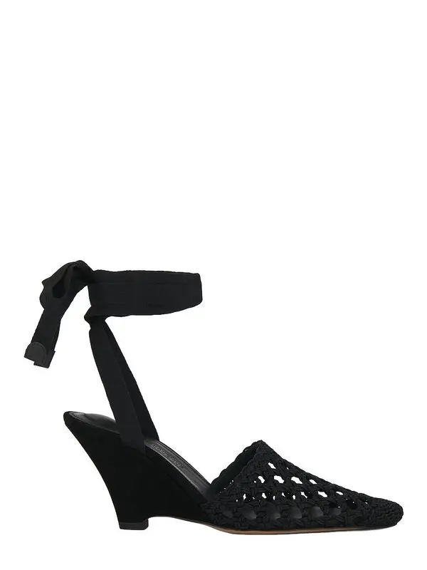 Jacquemus Les Espadrilles H Wedge Espadrilles - Black