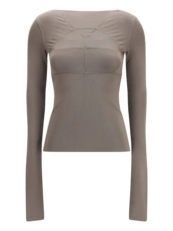 Rick Owens Temple Fitted Top - Grey