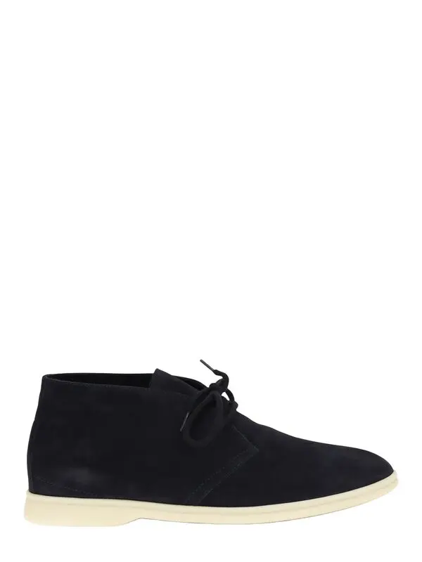 Loro Piana Desert Walk Derby Lace-up Shoes - Blue