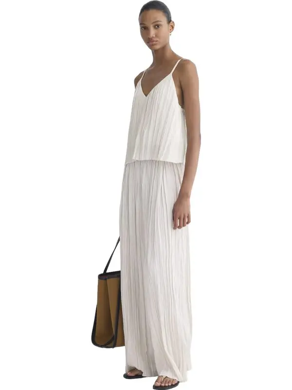 Everlane Crinkle Wide-leg Pants - Birch