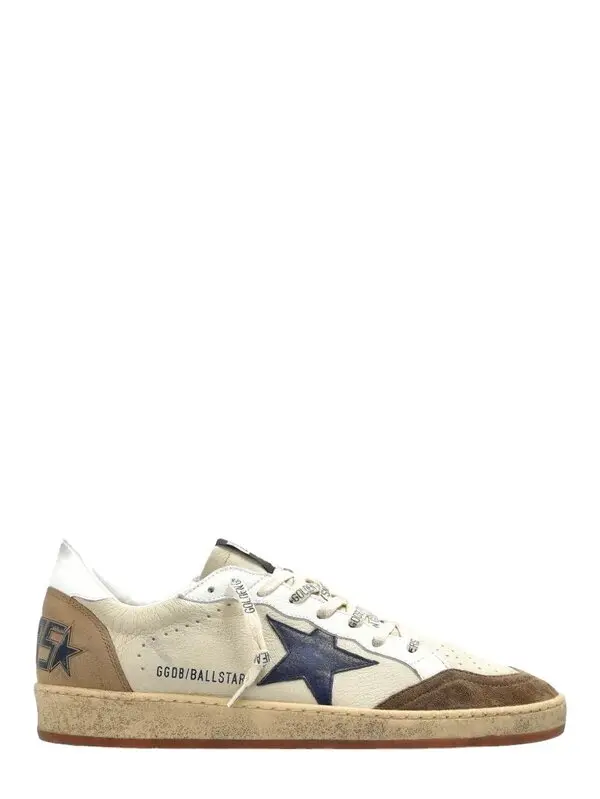 GOLDEN GOOSE Ball Star Leather Sneakers - White