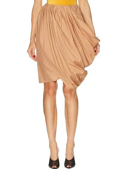 Chloé Above The Knee Drapped Skirt - Reef Shell