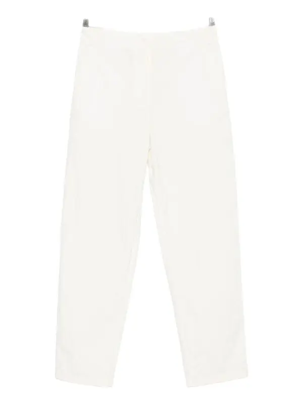 THE ROW Fael Cotton Trousers - White