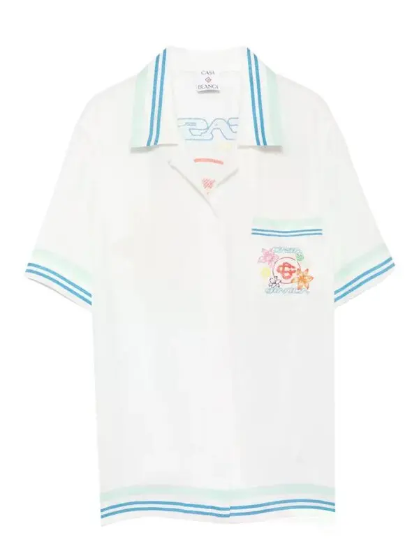 Casablanca Graphic Print Shirt - White