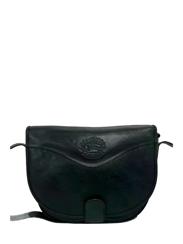 Burberry 20th Century Leather Crossbody Bag - Black