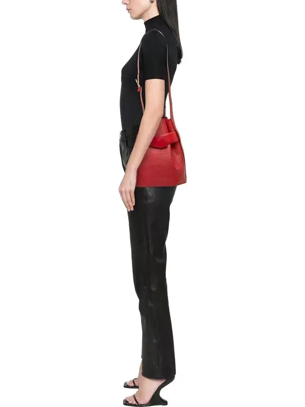 LOUIS VUITTON Epi Sac D'epaule Pm Bucket Bag - Red