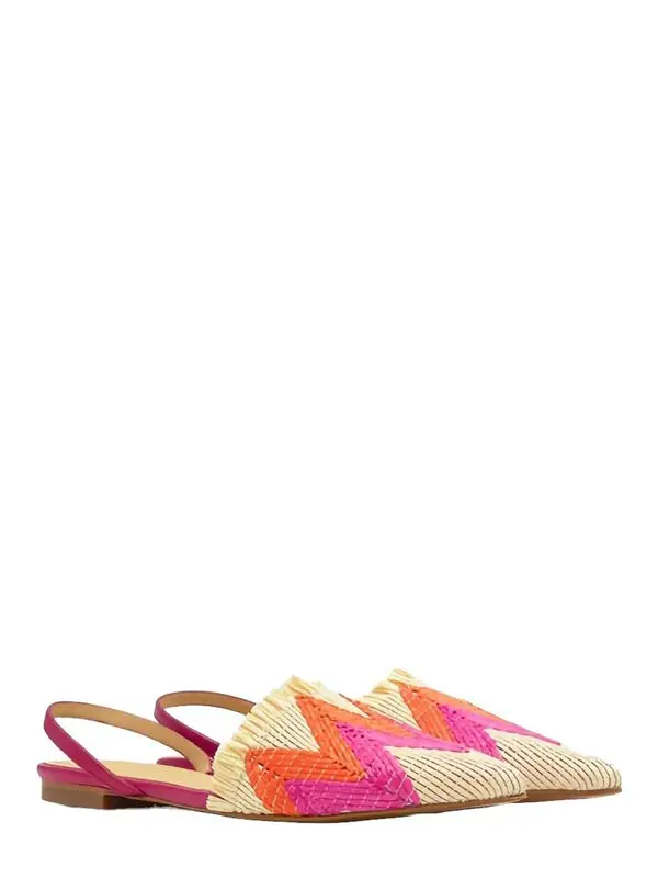 CastaÑer Berta Pointed-toe Flat Pumps - Neutrals