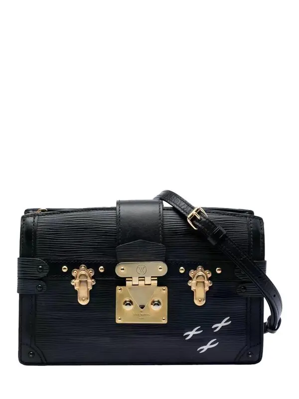 LOUIS VUITTON Epi Trunk Clutch Crossbody Bag - Black