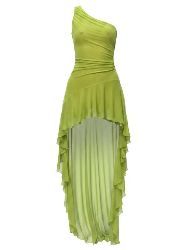 ALOMA STUDIO Sirène Maxi Mesh Dress - Green