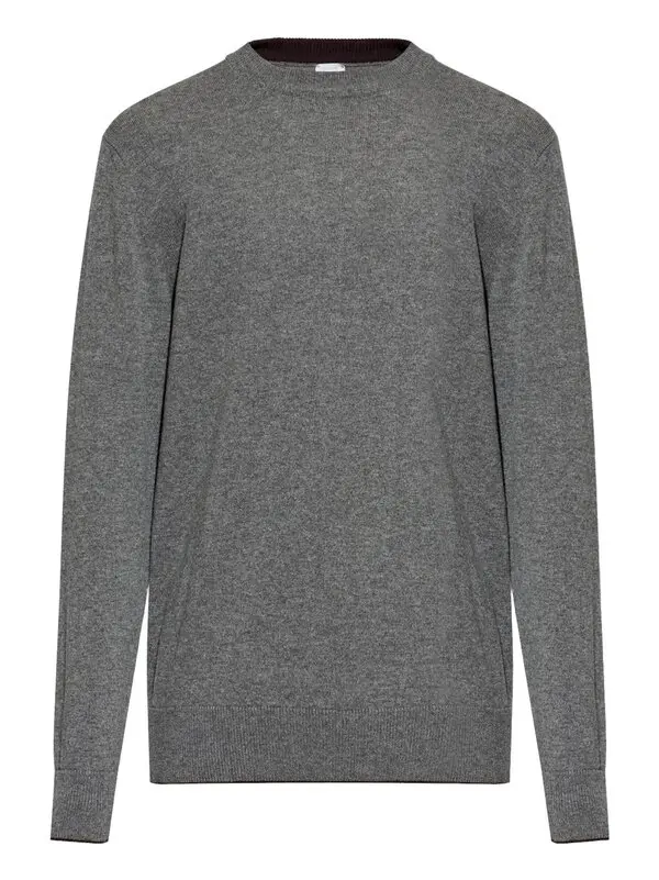 Eleventy Cashmere Crew Neck Sweater - Grey