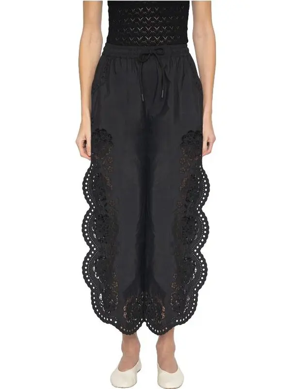Sea Vittoria Eyelet Pants - Black