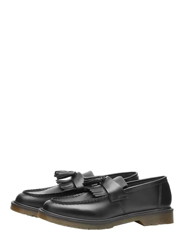 Dr. Martens Adrian Tassel Loafer - Black Polished Smooth