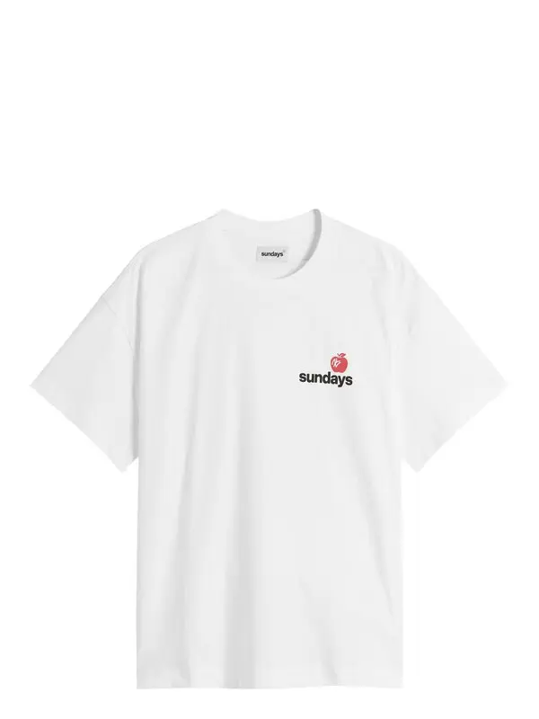 SNDYS. Apple T-shirt - White