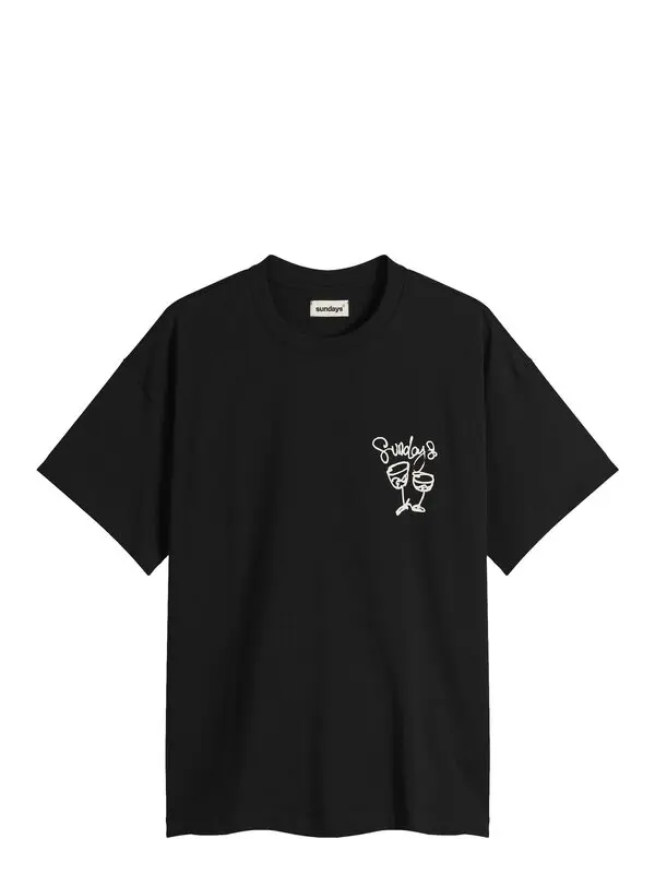 SNDYS. Wine T-shirt - Black