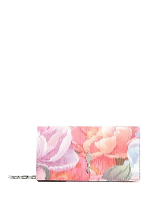 CHRISTIAN LOUBOUTIN Bettina Printed Fabric Clutch - Multicolor