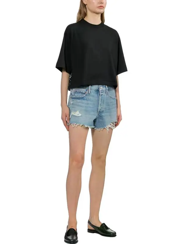 AGOLDE Parker Vintage Cut-off Denim Shorts - Blue