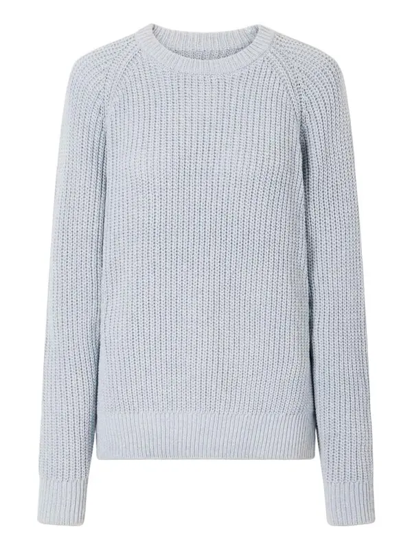 Aimé Leon Dore Ribbed Cotton Crewneck Sweater - White